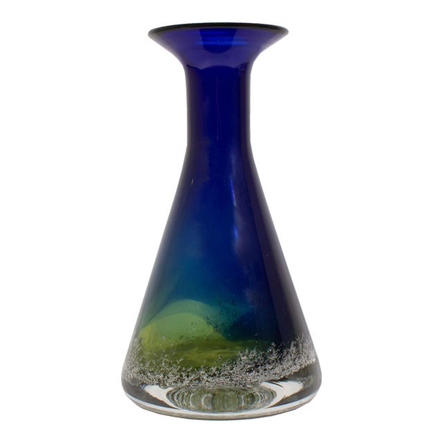 Heinrich Löffelhardt Schott Zwiesel German Glass Vase | Chairish
