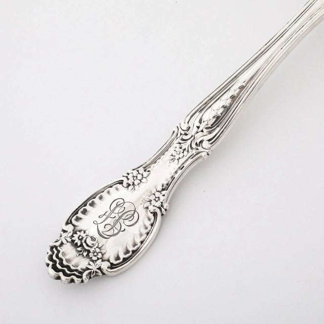 Tiffany and Co. 19th Century Sterling Scalloped Floral Pierced Serving ...