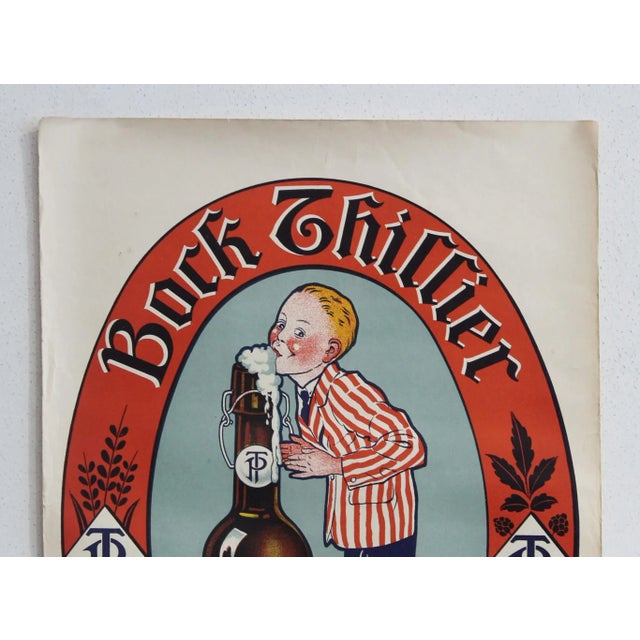 1926 French Beer Advertisement, Bock Tillier Brasserie P. Thillier ...