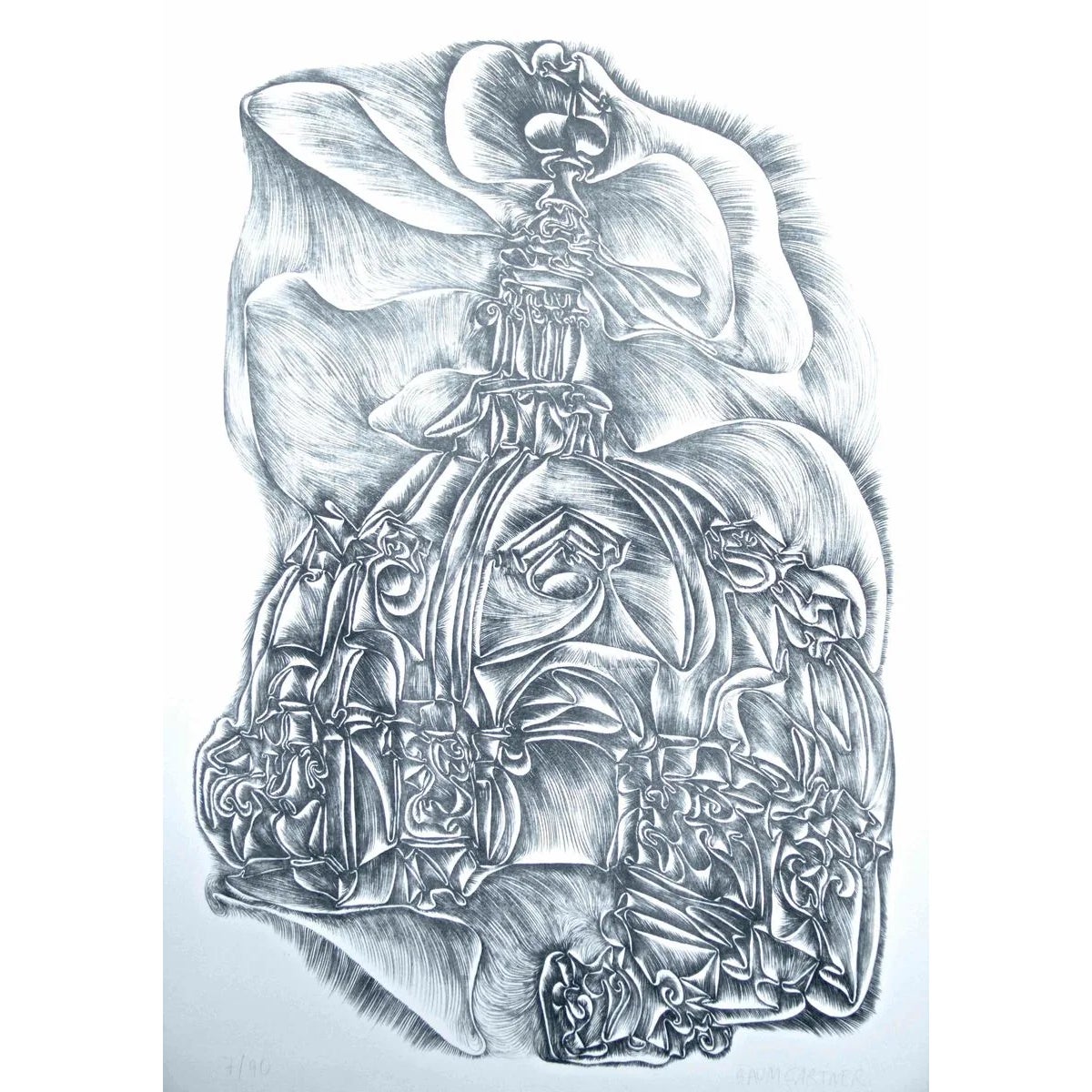 Dome - Original Lithograph by Fritz Baumgartner - 1970 ca. 1970 | Chairish