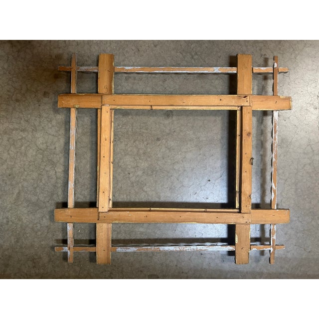 1920’s Tramp Art Picture Frame | Chairish