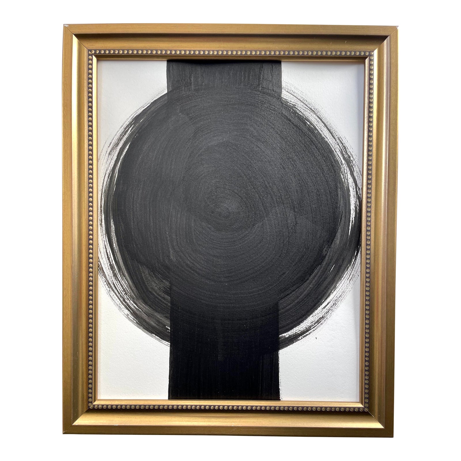 2023 "Volto" Contemporary Abstract Painting on Cotton Paper by Artist R ...