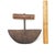 Early 20th Century Rustic Hand Forged Food Chopper Large Half Moon ...