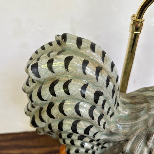 1980s Ceramic Rooster Lamp | Chairish