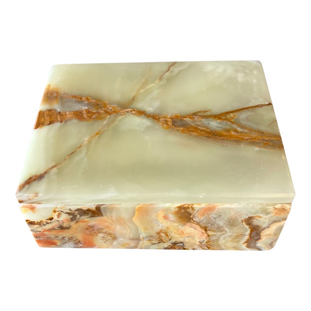 Vintage Marble Box With Lid | Chairish
