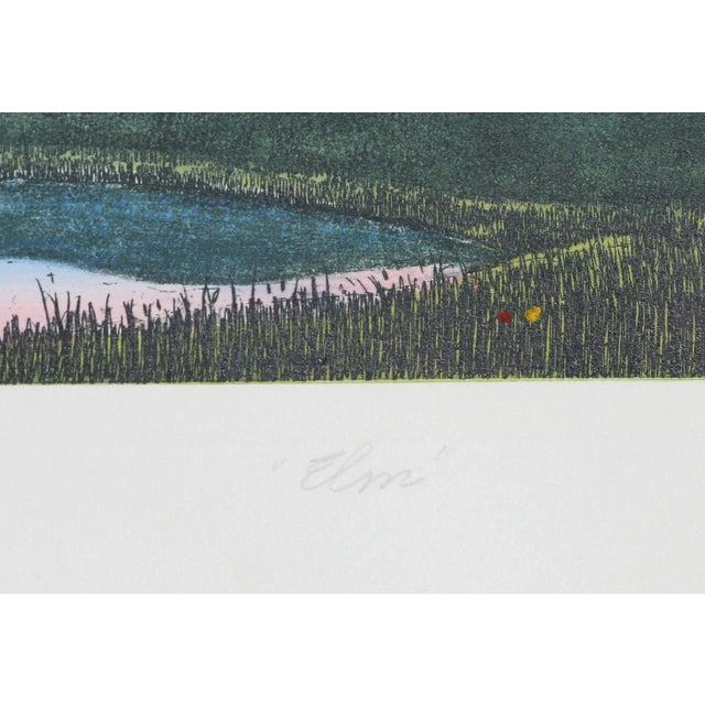 Elm, Charles Roy Purcell Etching, Signed, Numbered, Dated, and Titled ...