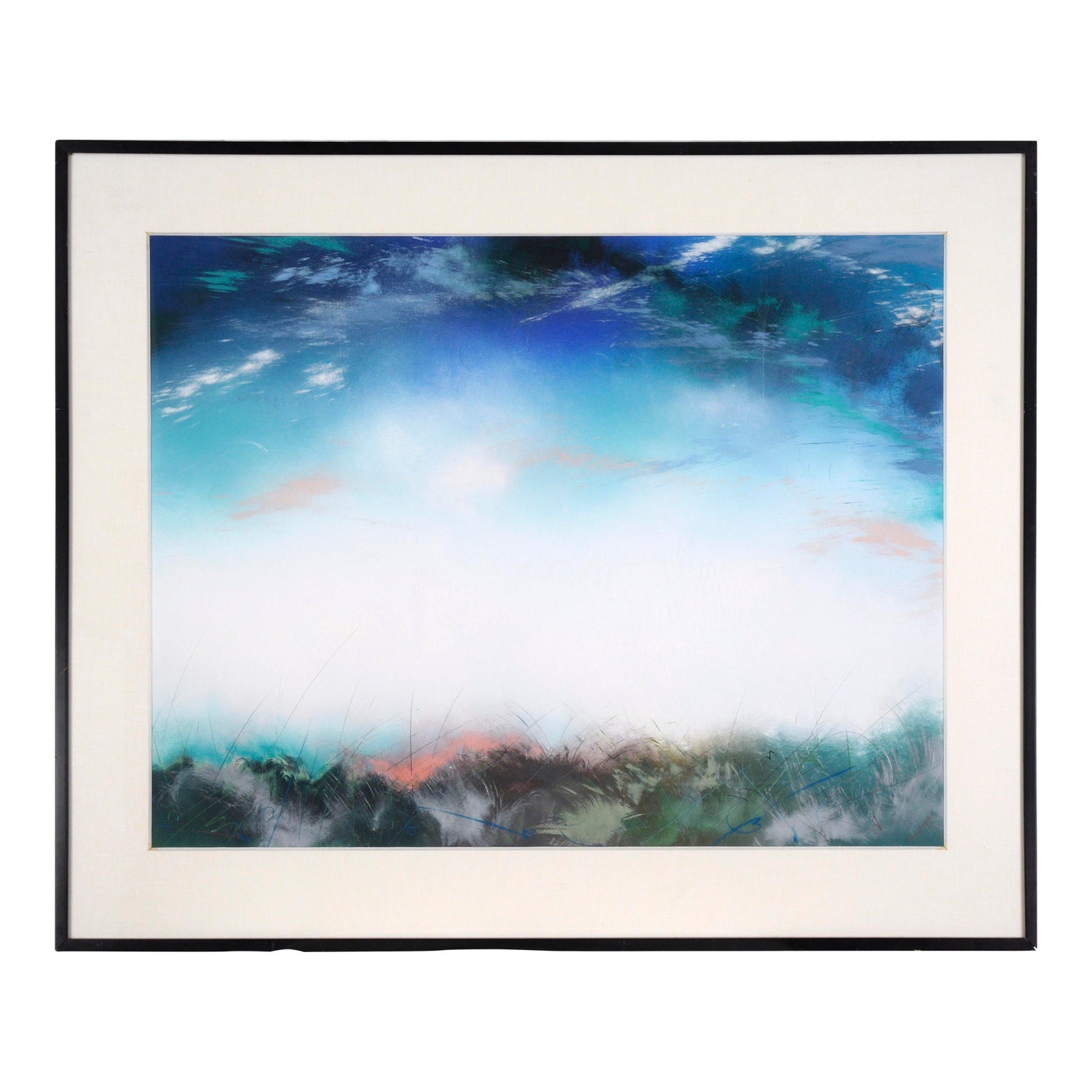 Skyscapes Series - Large Scale Landscape in Pastel on Paper by Aleah ...