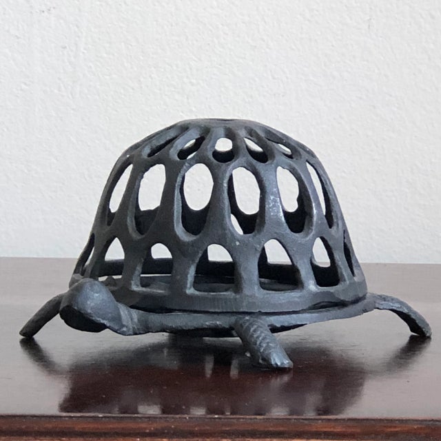 Mid-20th Century Cast Iron Tortoise String Dispenser / Holder | Chairish