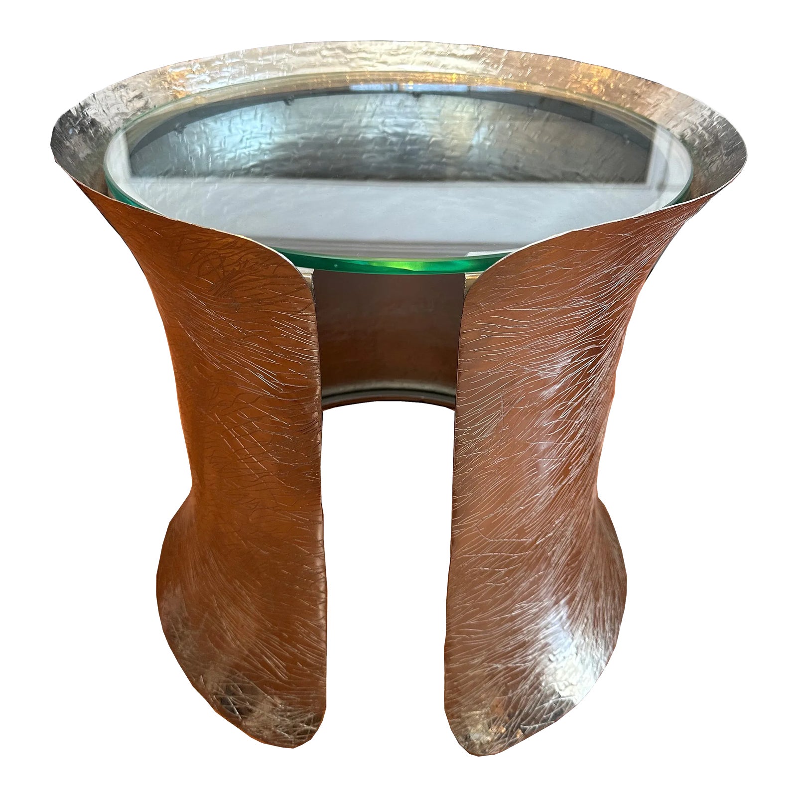 Global Views Cuff Side Table | Chairish