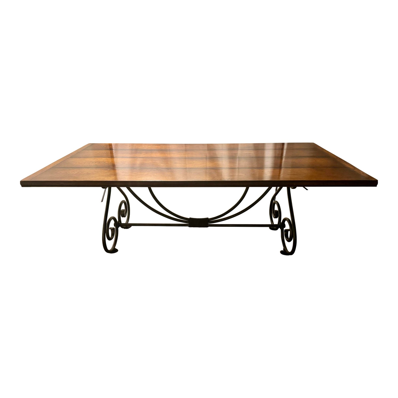 Theodore Alexander Rustic Dining Table | Chairish