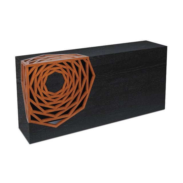 Hanako Console in Black in 72" | Chairish