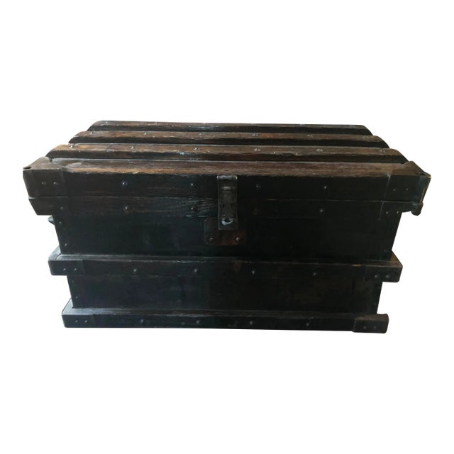 Late 19th Century Antique Stagecoach Strong Box | Chairish