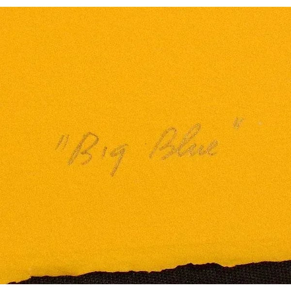 Contemporary Lew Davis "Big Blue" Signed Numbered Lithograph Art Print ...
