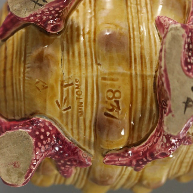 Victorian Minton Majolica Shell Spoon Warmer | Chairish