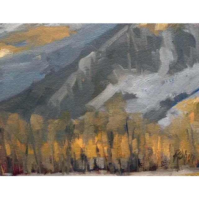 Robert Bob Rohm "On the Way to Aspen" Original Oil on Board Landscape ...