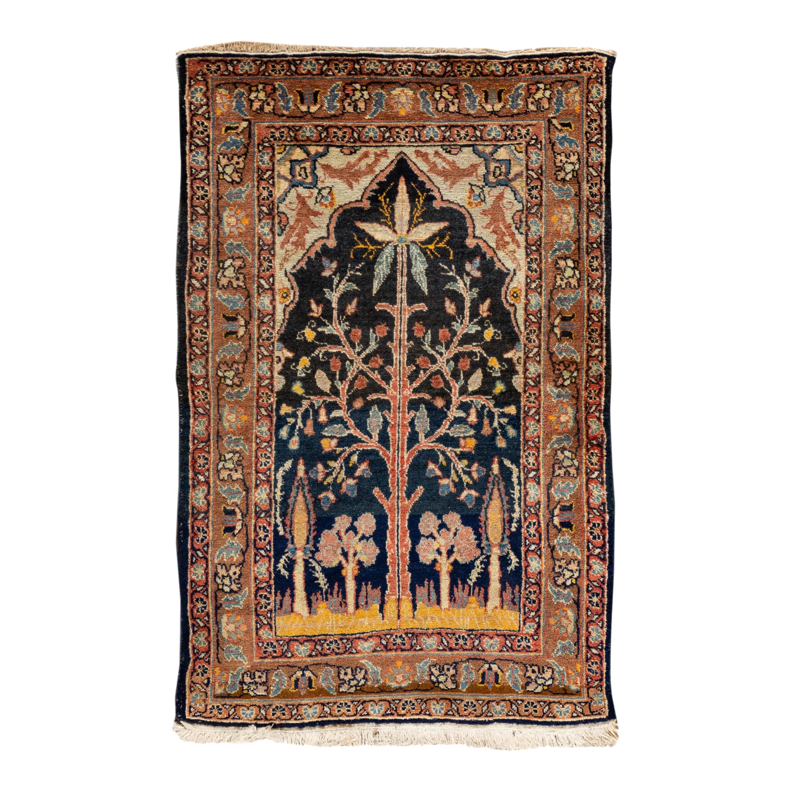 Vintage Persian Rug, 2'8" X 4'3" | Chairish