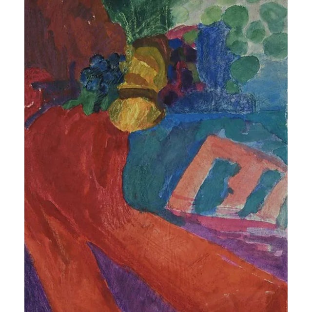 Joanna Salska "So Go Your Way" Abstract Tempera Painting | Chairish