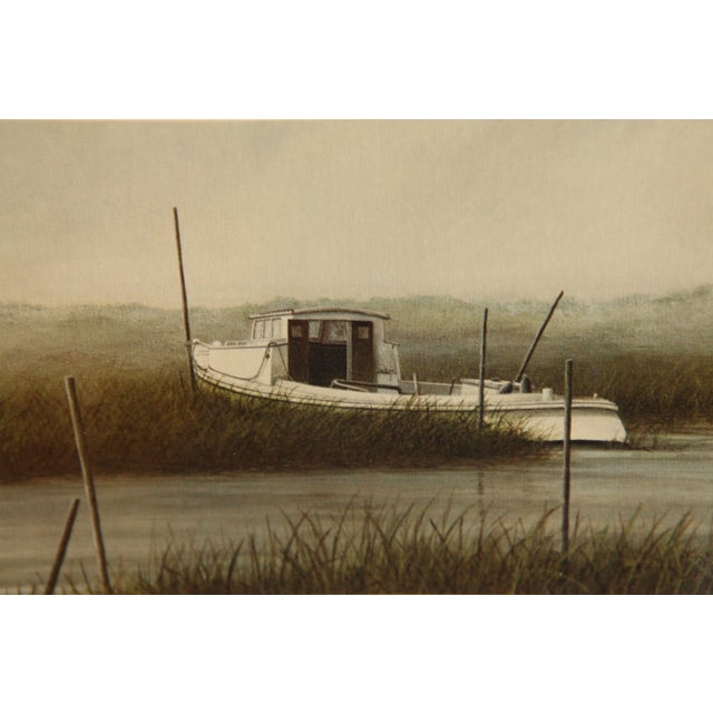 David Knowlton III Framed Limited Edition Print "Tangier Island" 374/ ...