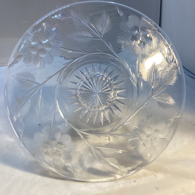 1990s Frank M Whiting Cut Glass Condiment Server - Set of 2 | Chairish