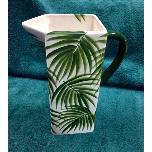 1980s Pacific Rim Hand-Painted Pitcher | Chairish
