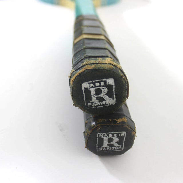 Curated Pair of Vintage Tennis Rackets for Designer Decorating Wood ...