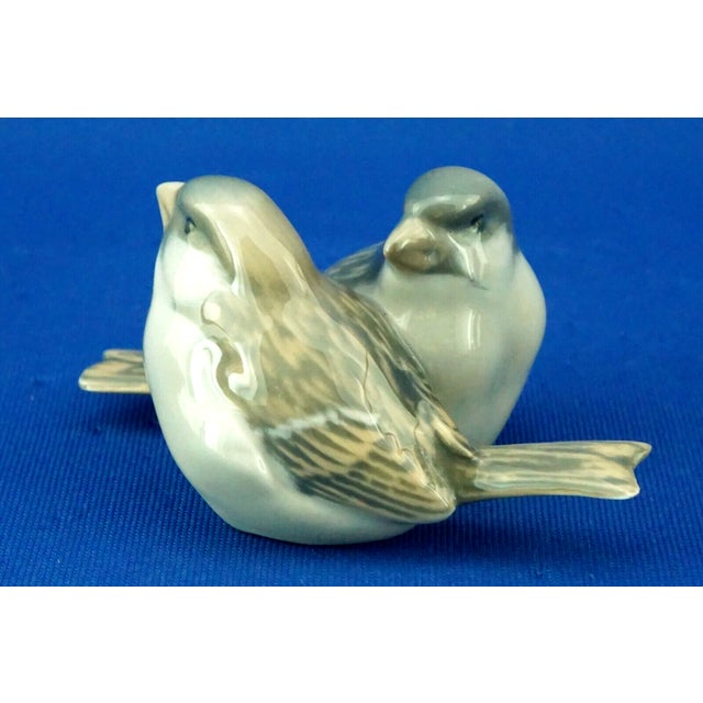 20th Century Porcelain Sparrows Statuette from Royal Copenhagen ...