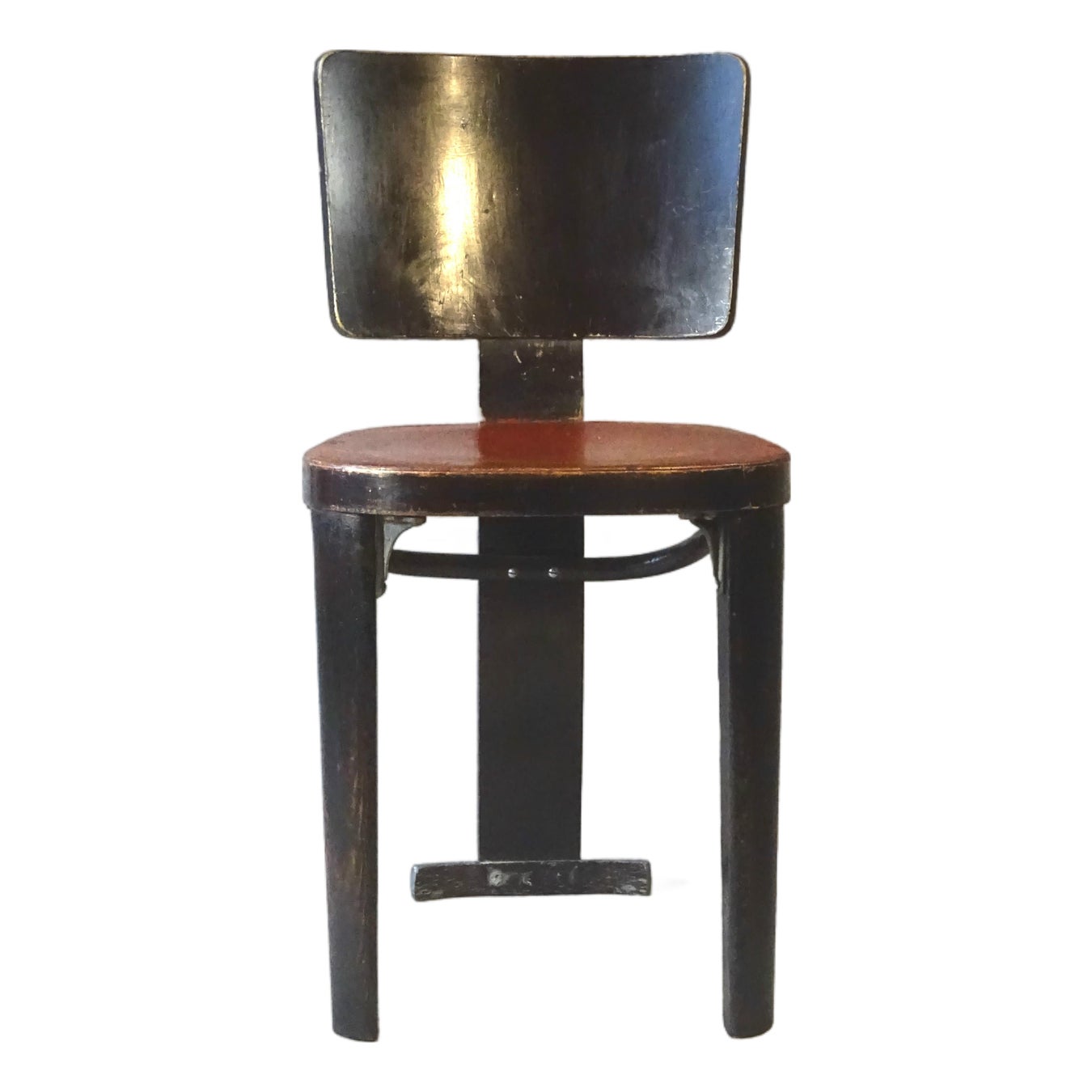 Art Deco Tripod Bistro Chair from Fischel, France, 1936 | Chairish