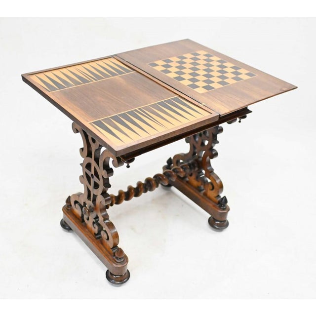 Victorian Games Table, 1840s | Chairish