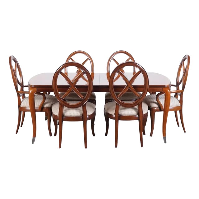 Thomasville Bogart Collection Dining Set | Chairish