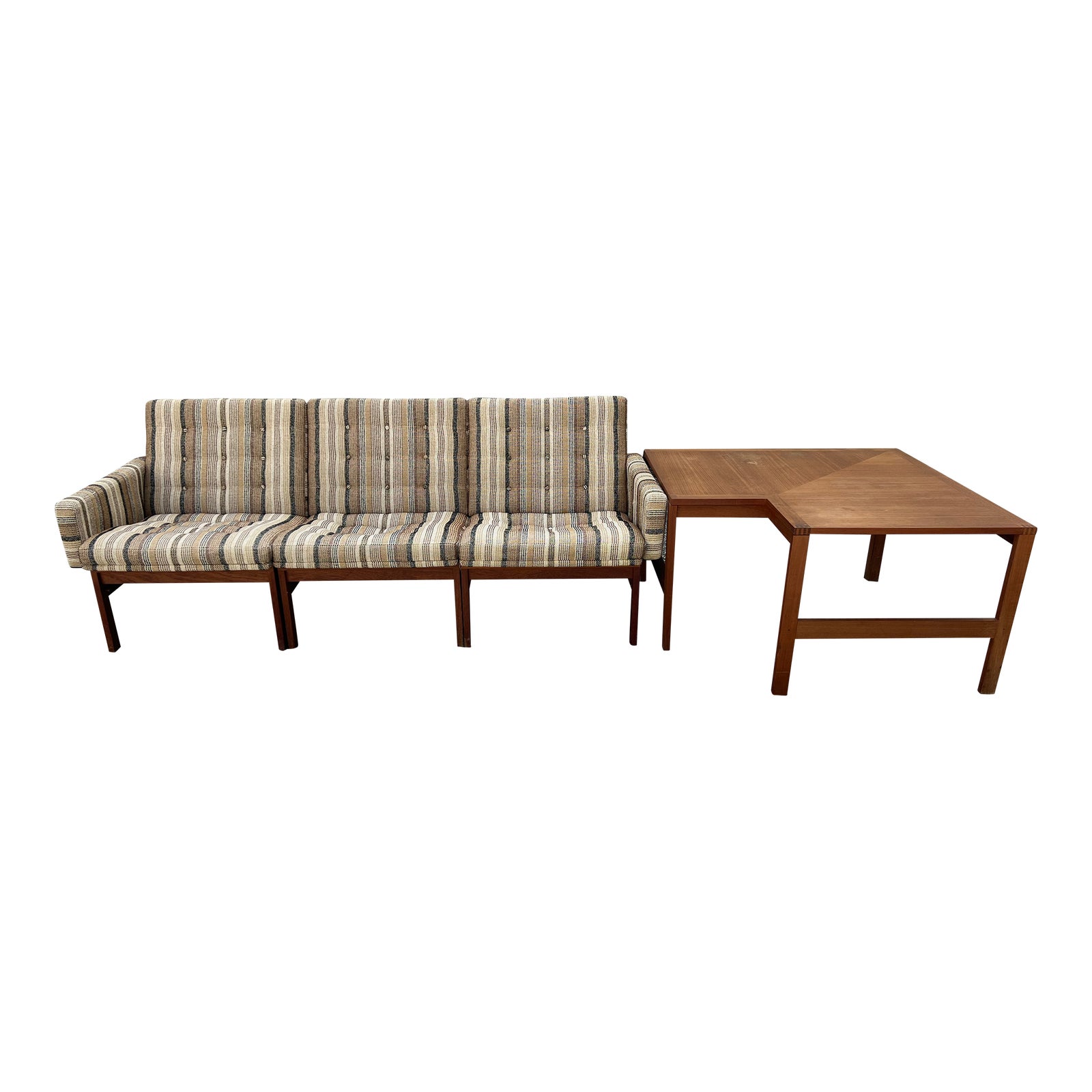 1950s France and Sons ,John Stuart Modular Set Teak-- Framed 4 Pieces ...