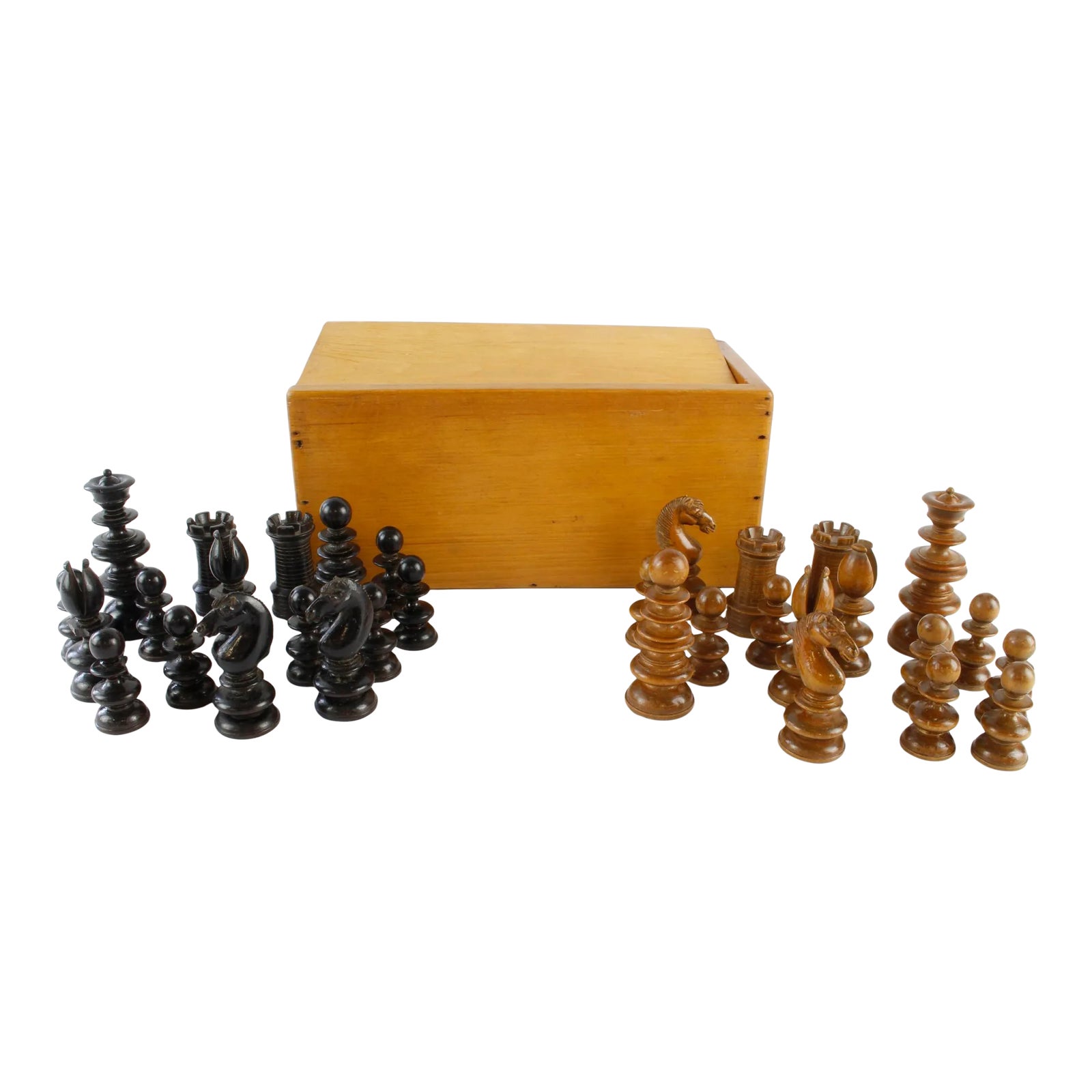 John Calvert Chess Set Circa 1790 | Chairish