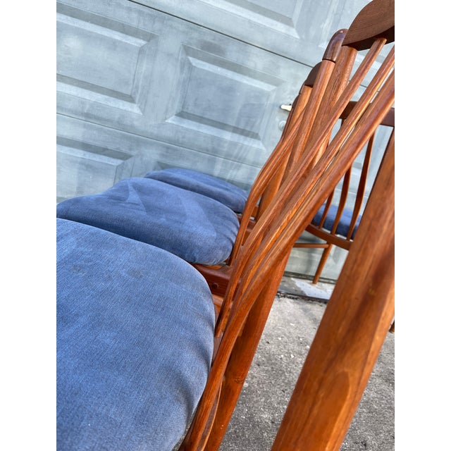 Set of Six Mid Century Modern Dining Chairs by Benny Linden | Chairish