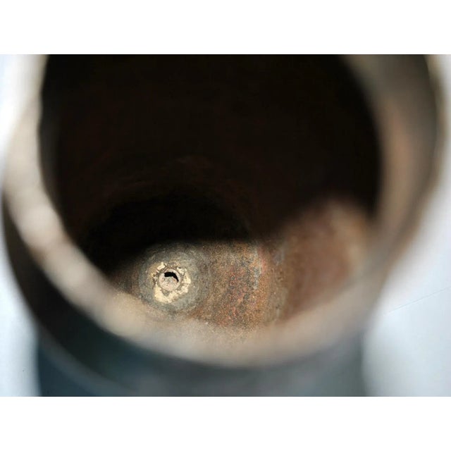 1920s Egyptian Art Deco Lotus Scroll Etched Artillery Shell Casing Vase ...