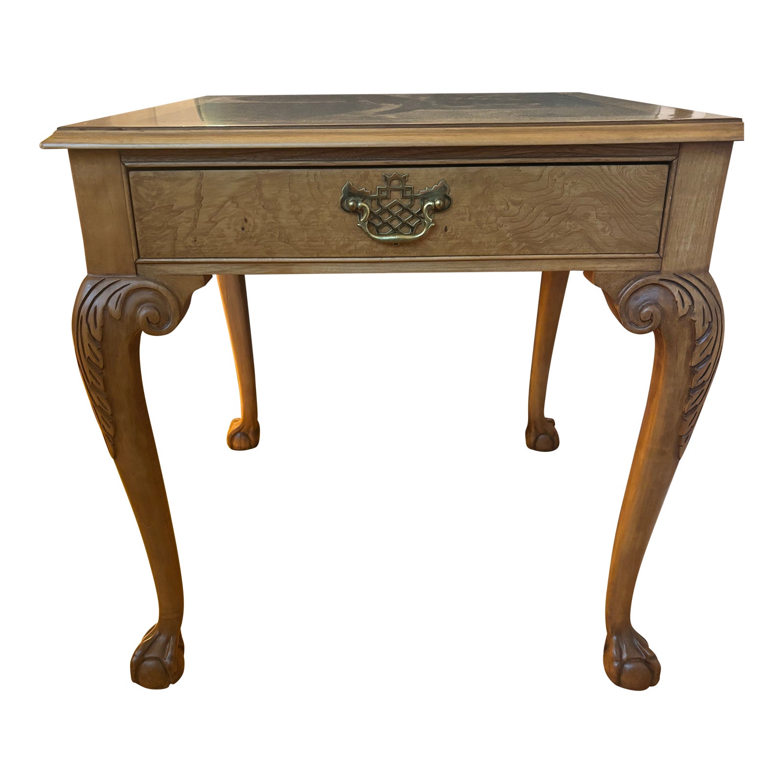 1980s Vintage Baker End Table | Chairish