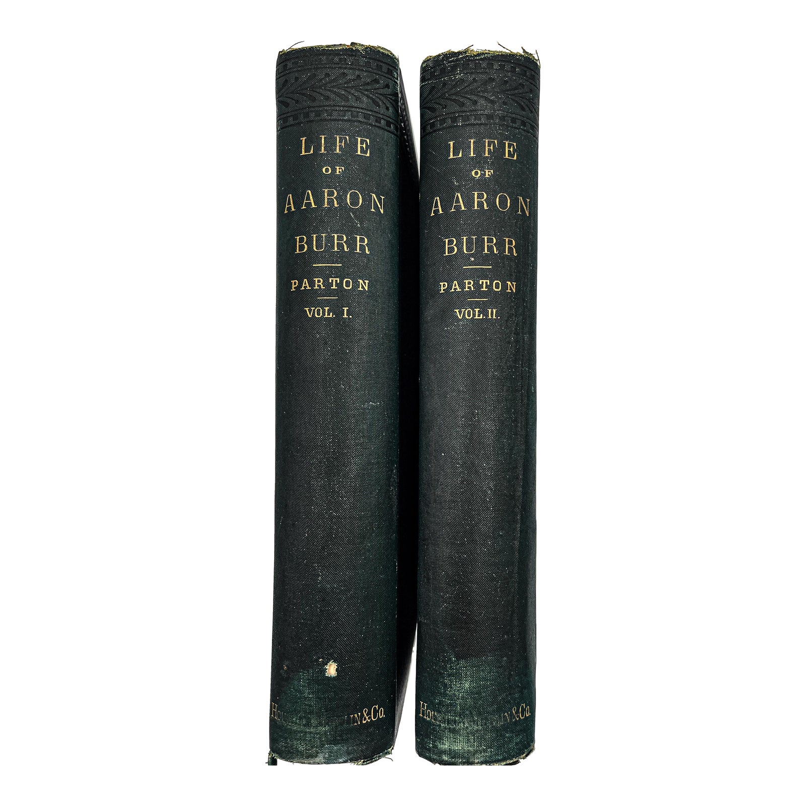 1882 Edition of Life of Aaron Burr Vol I & II by James Parton | Chairish