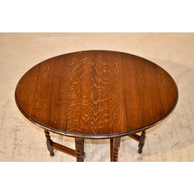 Edwardian English Gate Leg Table, Circa 1900 | Chairish