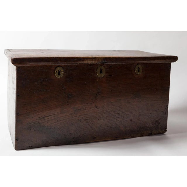 European Walnut Storage Chest, Early 19th Century | Chairish
