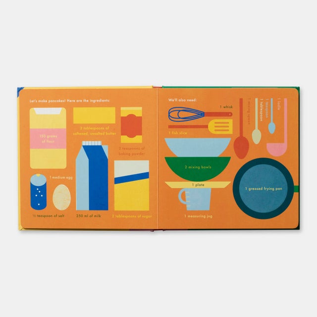 Contemporary Pancakes Interactive Recipe Book Chairish 