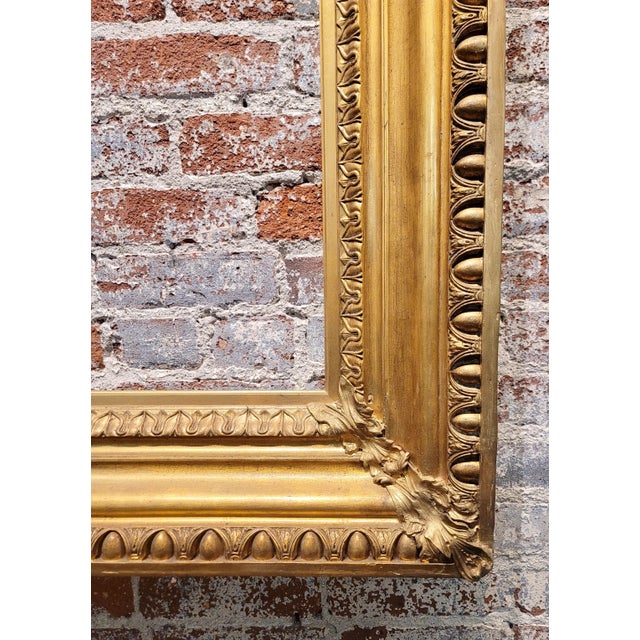 19th Century 50x44" Monumental Gilt-Wood Frame | Chairish