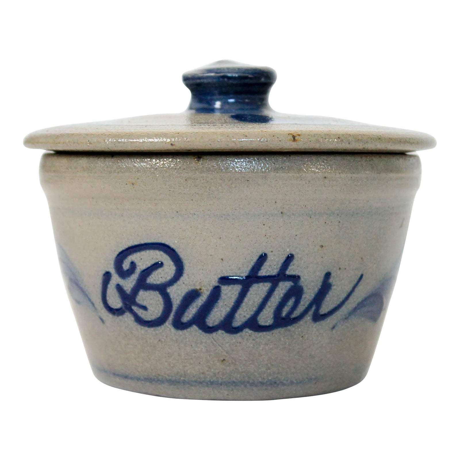 Vintage Rowe Pottery Works Butter Crock | Chairish