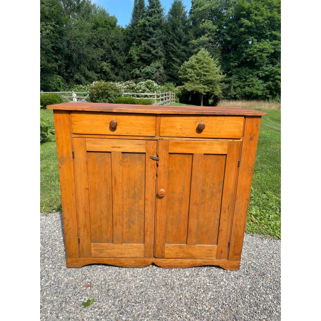 Pine storage cupboard store