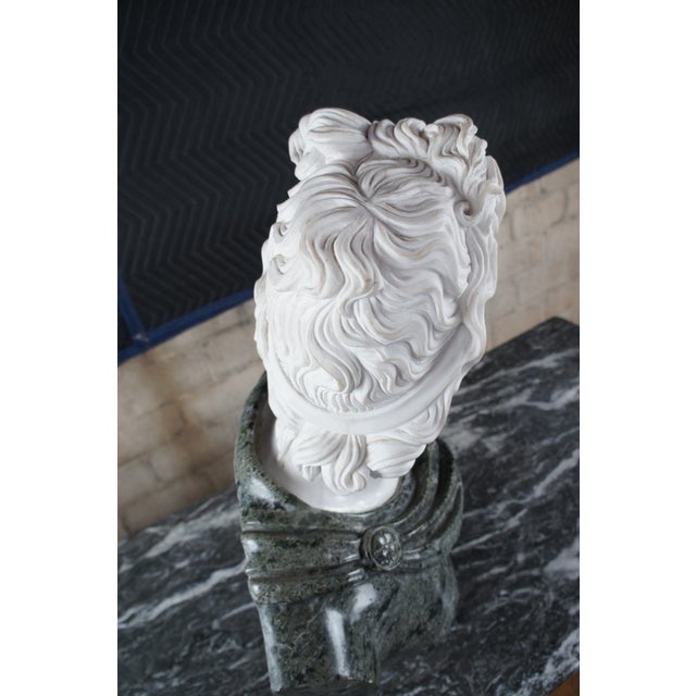 Mid 20th Century Italian School Carved Marble Two Tone Shoulder Bust ...