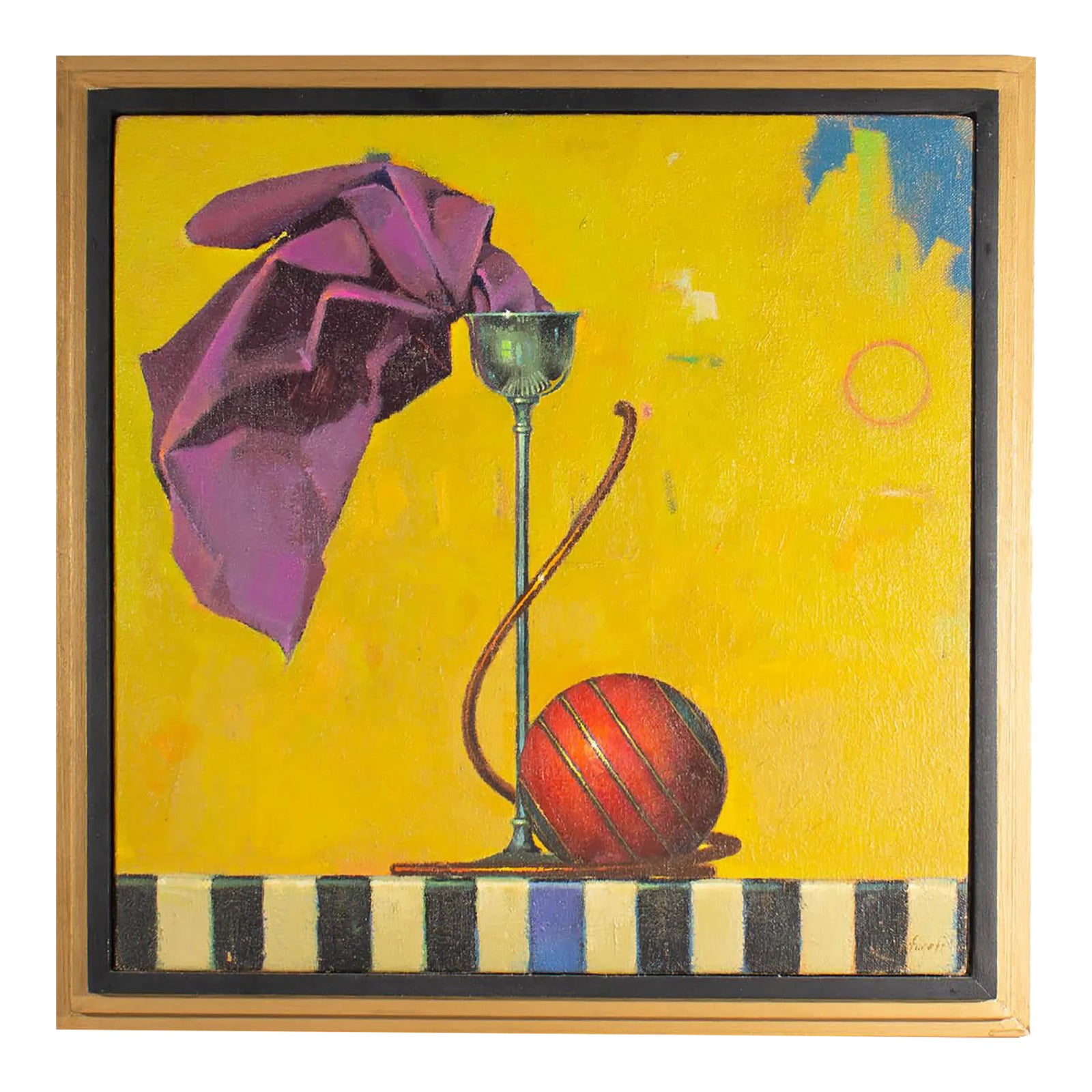1998 “Fountainhead” Oil on Canvas Painting by Brad Fugate | Chairish