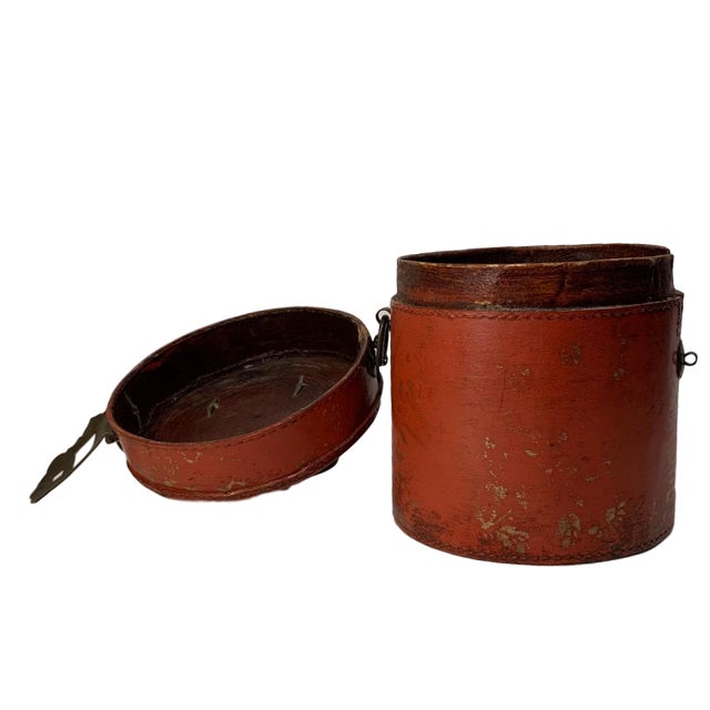 Late 19th Century Shanxi Provence Chinese Red Lacquered Leather Teapot ...