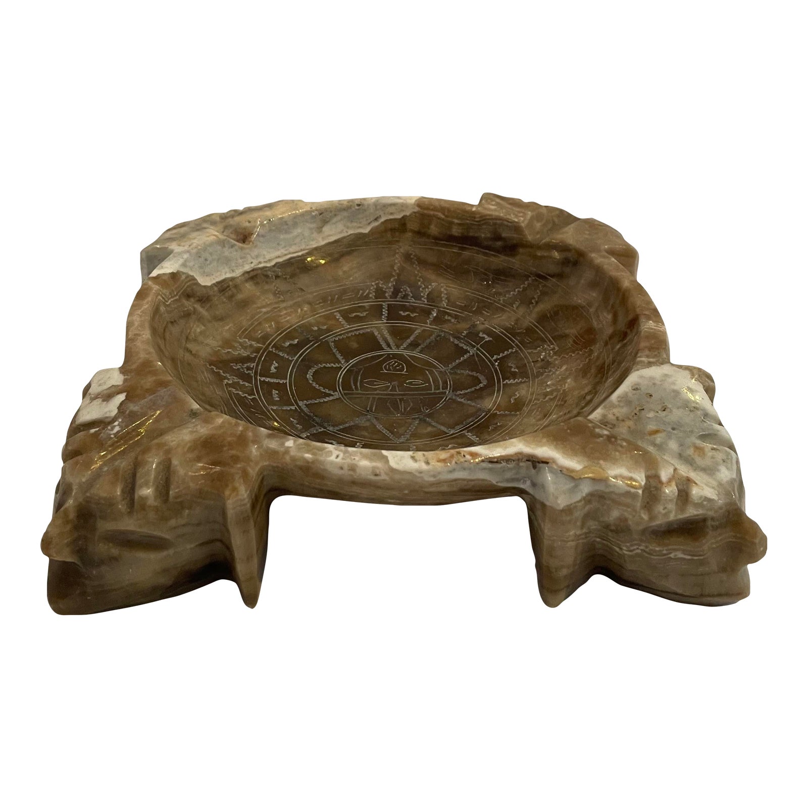 Vintage 1980s Stone Ashtray | Chairish