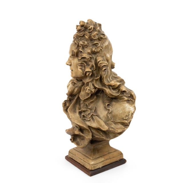 Jean-Jacques Caffieri Nobleman Bust | Chairish