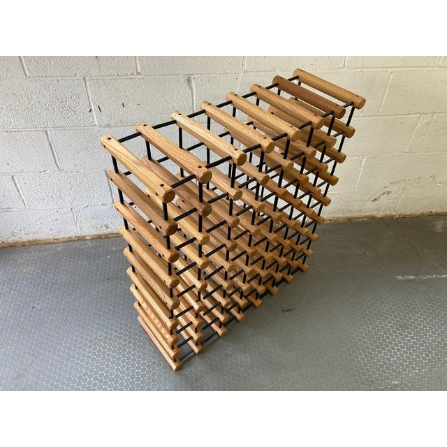 Vintage Wooden Modular Wine Rack | Chairish