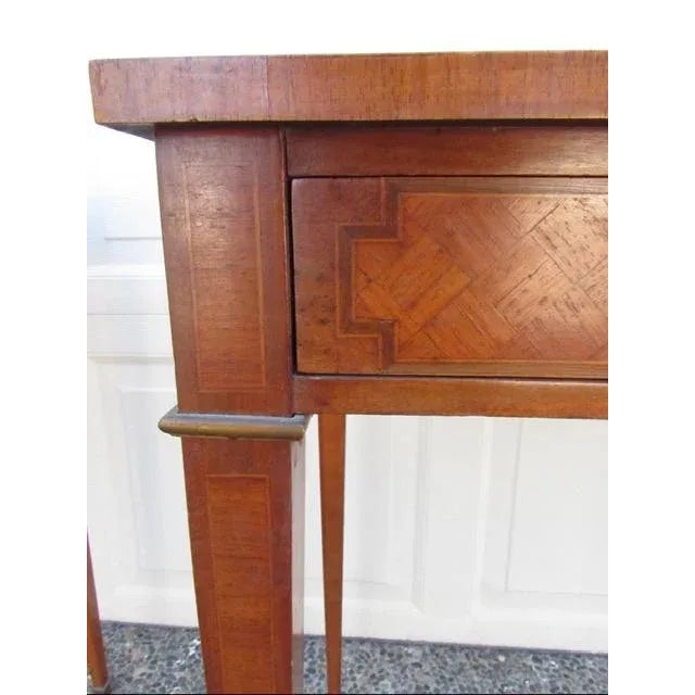 Pair of Antique French Inlaid Tables | Chairish