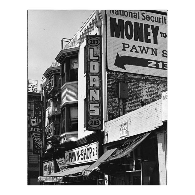 1973 Skid Row Los Angeles Street Scene Photograph | Chairish