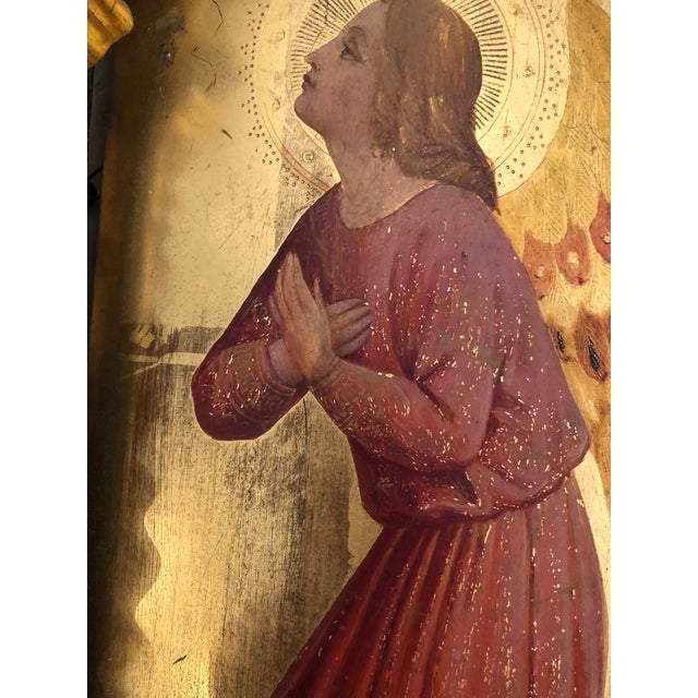 19th Century Giltwood Handpainted Icons -A Pair | Chairish